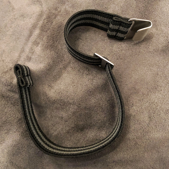 Elastic "No Pass" Parachute Watch Strap/Diver Band - James Bond Style