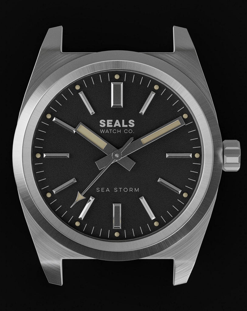 "Sea Storm" Dive Watch - Fixed Bezel - No Date – Seals Watch Co